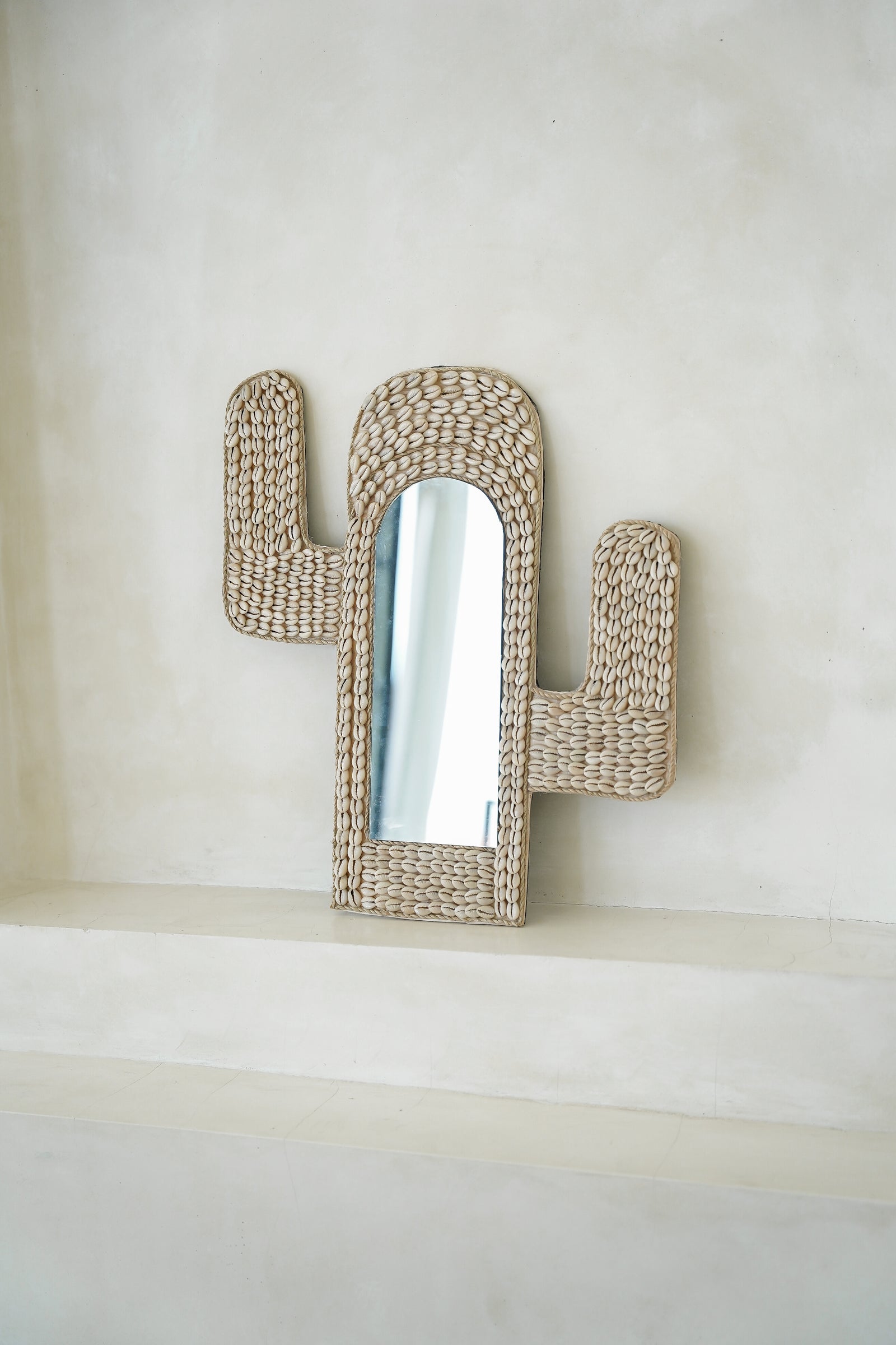 Cactus Spiegel met schelpen - The Sea Shell Cactus Mirror