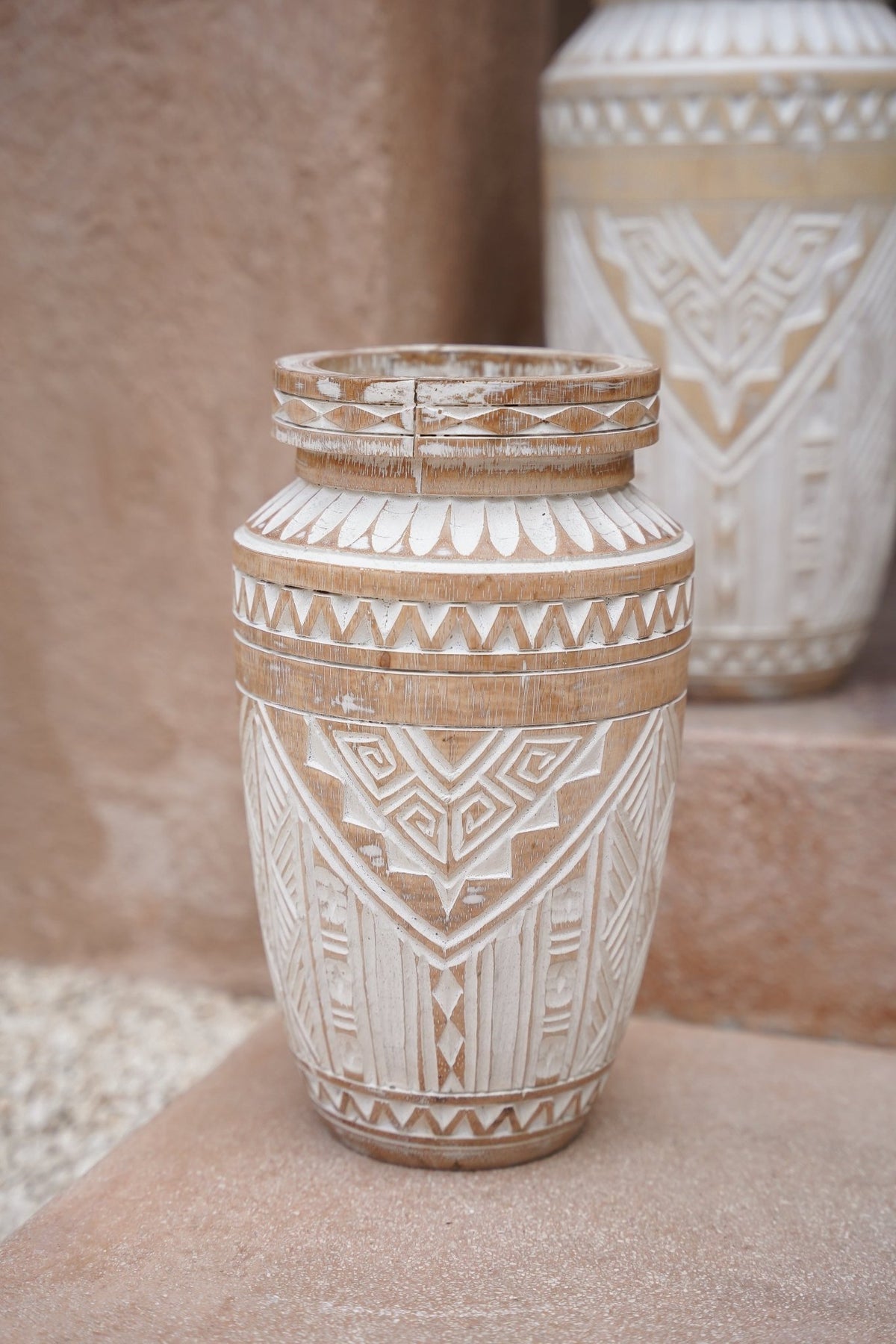 Houten Vaas - The Sumba Vaas L - Bali Lifestyle - Woonaccessoires